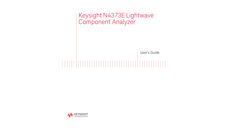 N4373E Lightwave Component Analyzer | Keysight